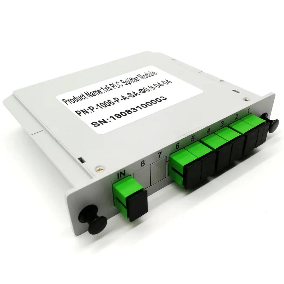 China 1x8 Fiber PLC Splitter Blockless with Fanout Cable Supplier ...