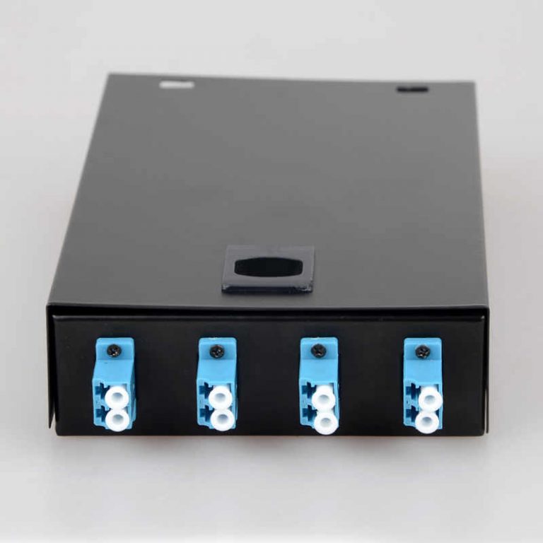 Wall Mount Fiber Enclosure With Pigtails 4-Port Fiber Optic Terminal ...